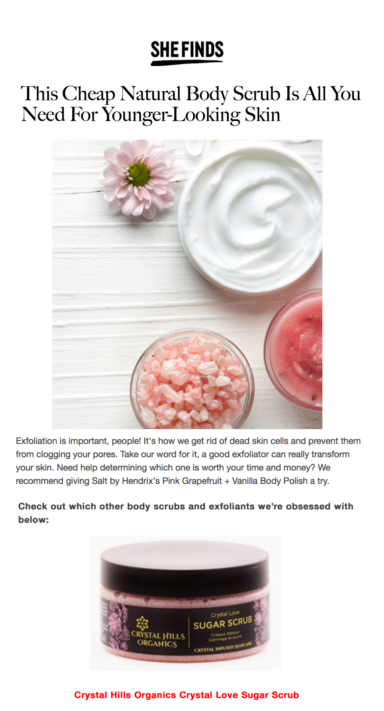 She Finds - Crystal Hills